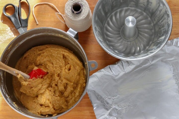 Steamed Pumpkin Pudding