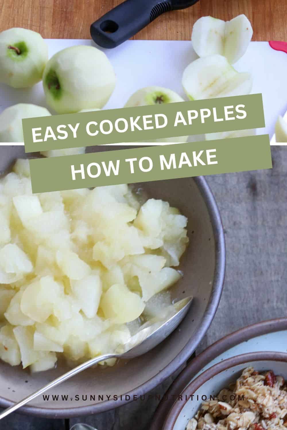 Easy Stovetop Cooked Apples